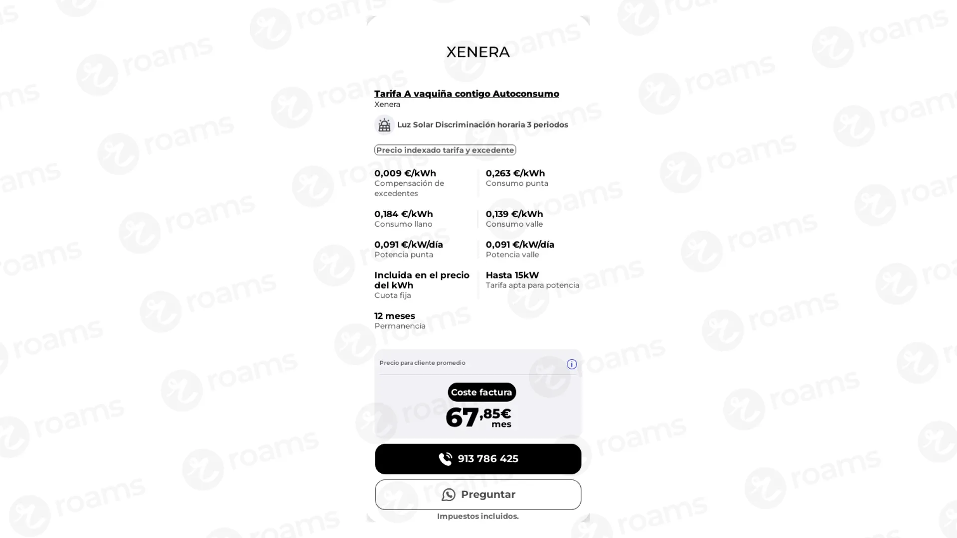 Tarifa A vaquiña contigo Autoconsumo | Xenera