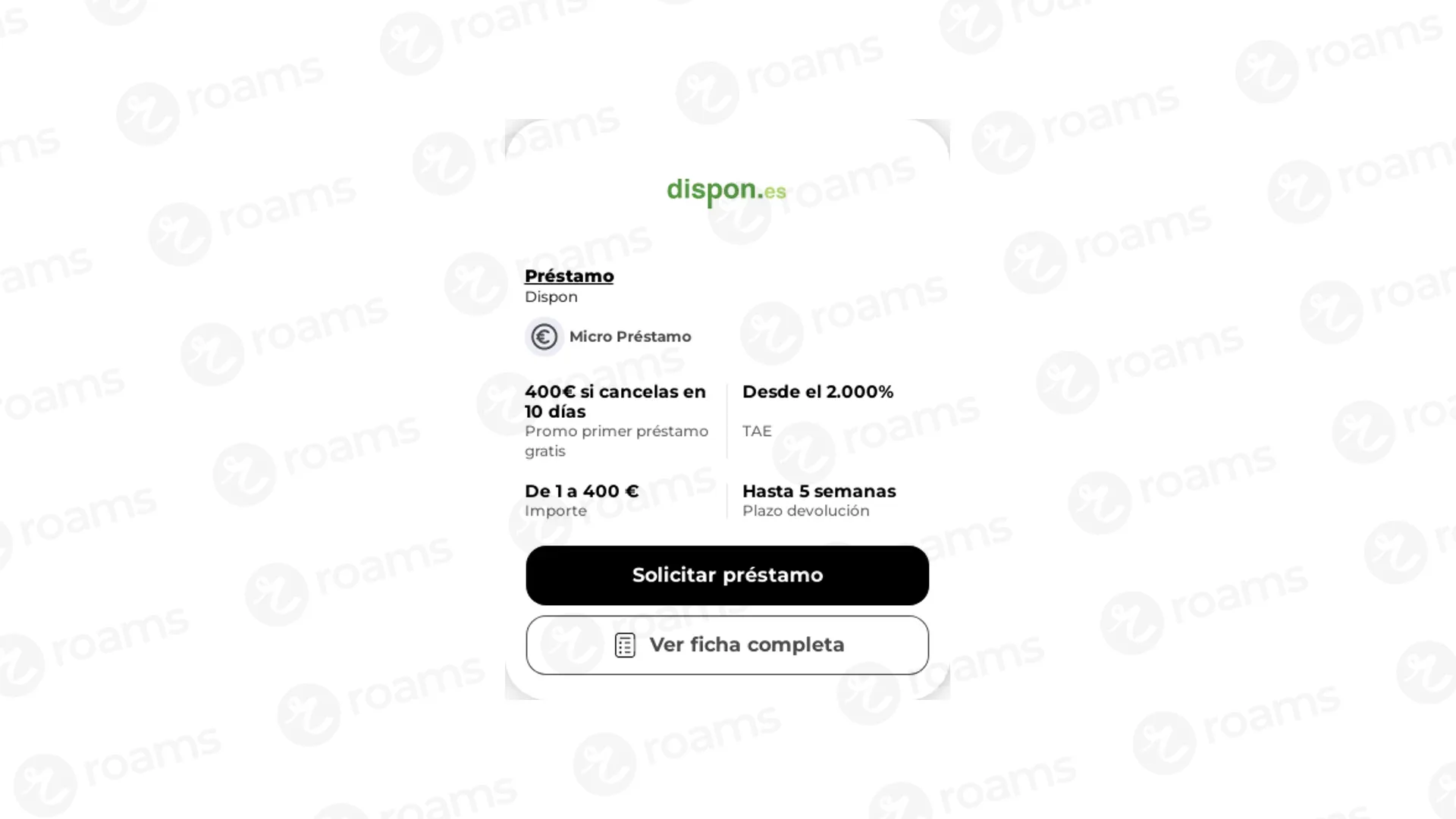 Préstamo | Dispon