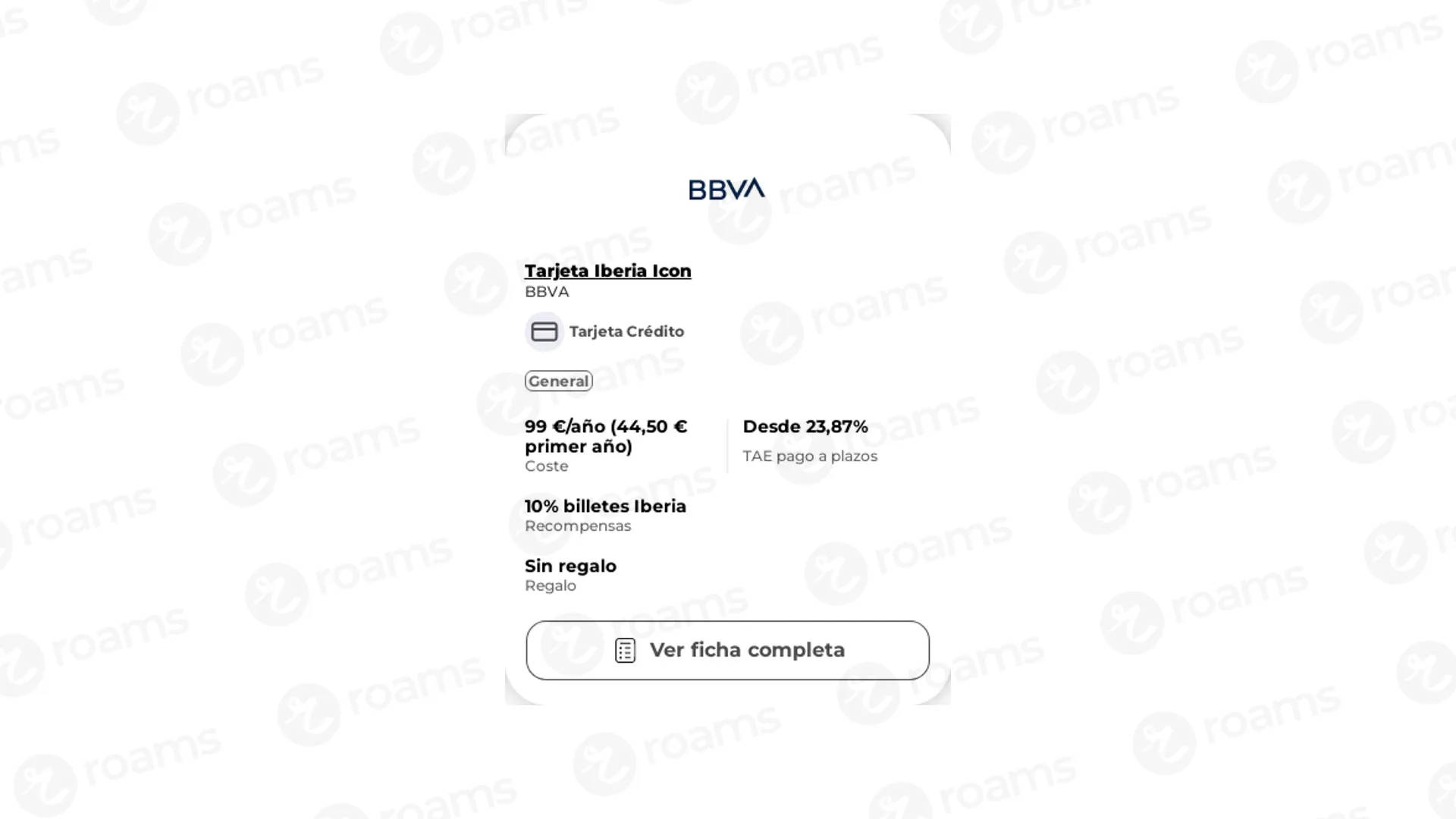 Tarjeta Iberia Icon | BBVA