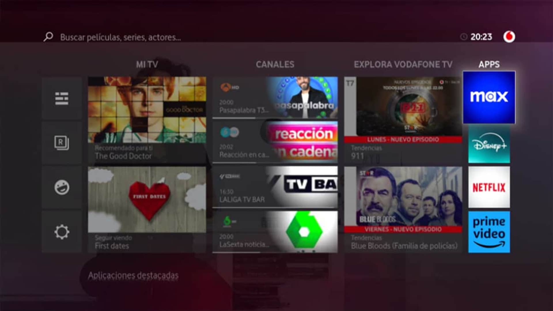 Vodafone TV reordena su parrilla: nuevos diales para cine, series ...