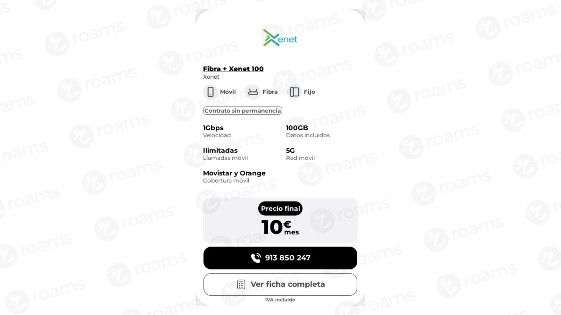 Fibra + Xenet 100 | Xenet